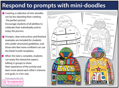 All About Me Hoodie Art and Writing Activity - The Imagination Box