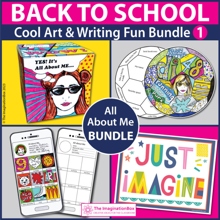 Back to School Art Bundle 4: All About Me Activities and Decor - The ...