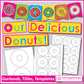 Pop Art Coloring Pages, Fun Donut Collaborative Art Activity - The ...