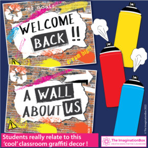 Graffiti All About Me Fun Art Activity - The Imagination Box