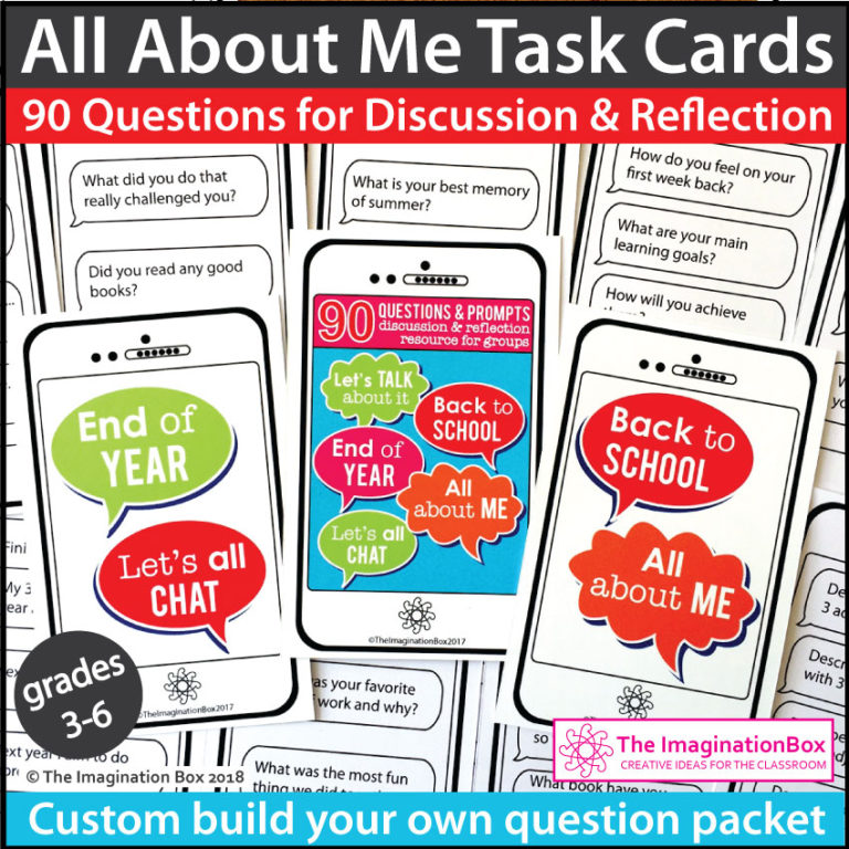 All About Me Icebreaker Cards