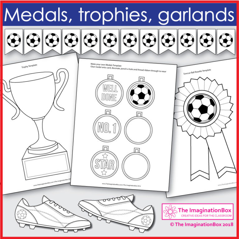 Soccer / Football Coloring Pages, Art Activities and Decor - The ...