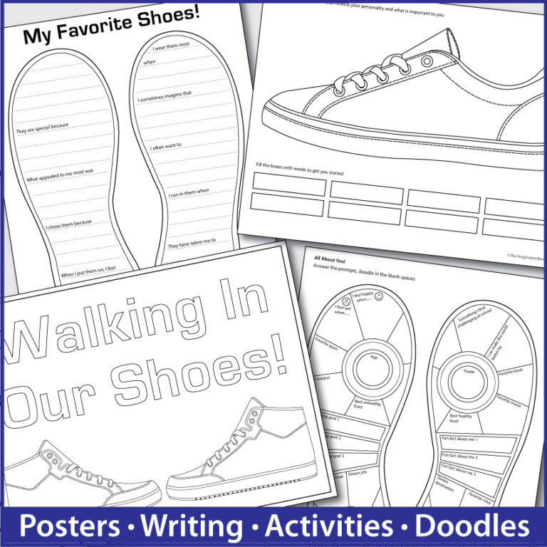 A Shoe All About Me Art and Writing Activity - The Imagination Box
