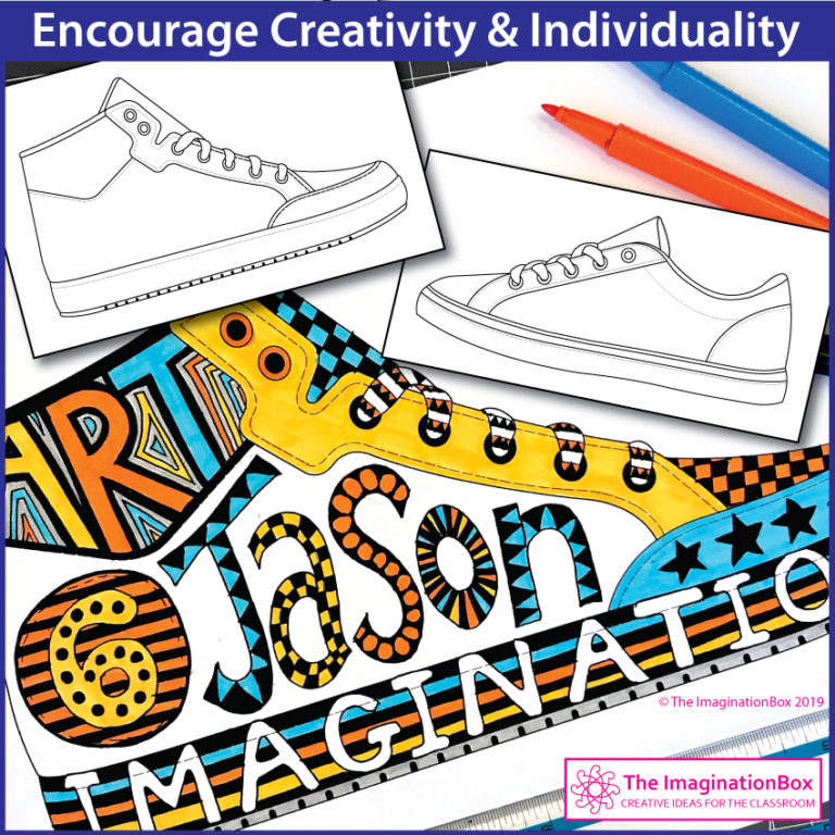A Shoe All About Me Art and Writing Activity - The Imagination Box
