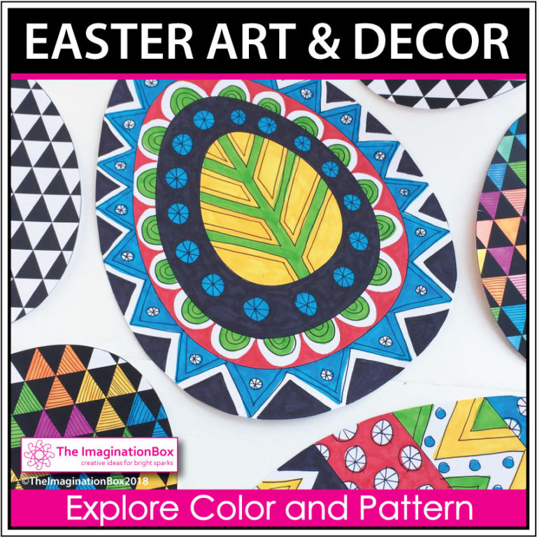 Spring Coloring Pages and Art Activities Bundle - The Imagination Box