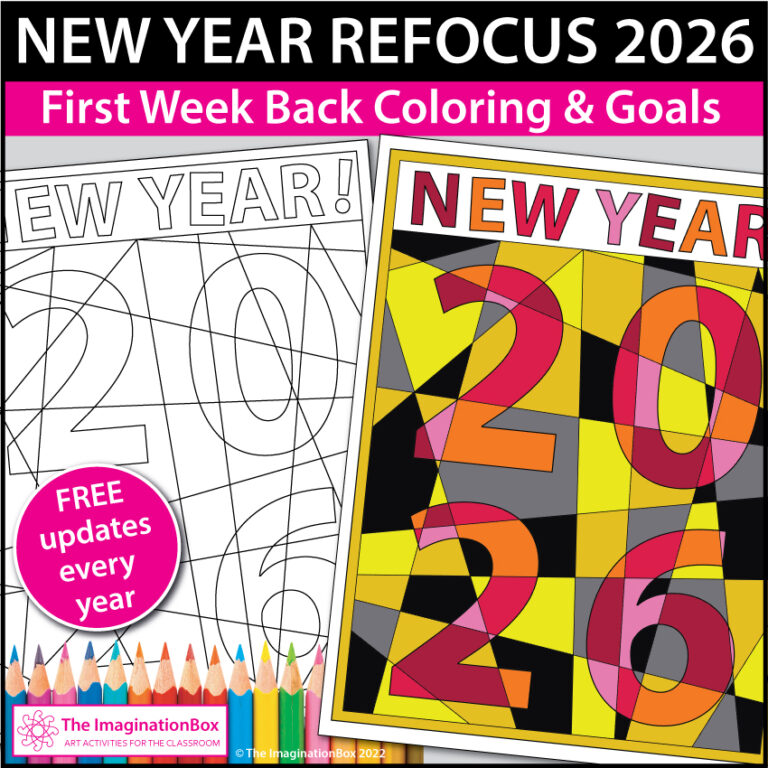 Five Fun New Years Art Activities - The Imagination Box