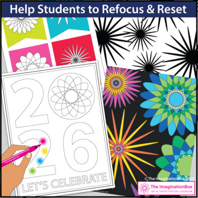 Five Fun New Years Art Activities - The Imagination Box