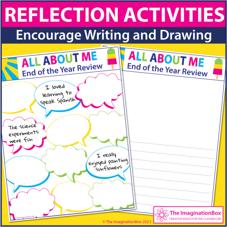 End of the Year Reflection Questions - The Imagination Box