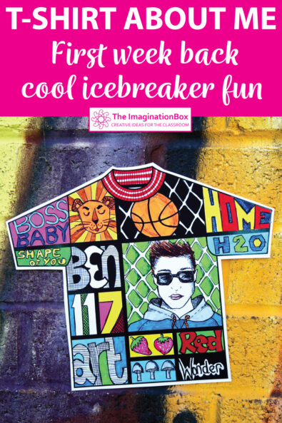 A T-Shirt About Me Back To School Art Activity - The Imagination Box