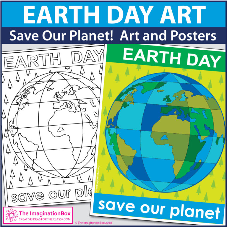 April Art Activities for Grades 3 to 7 - The Imagination Box