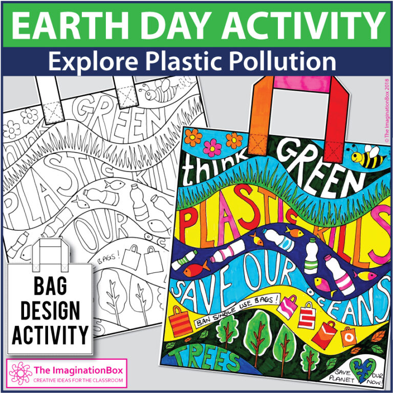 April Art Activities for Grades 3 to 7 - The Imagination Box